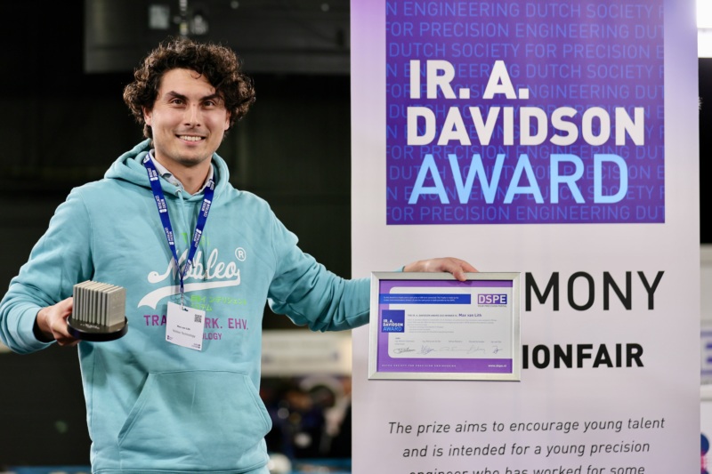 Max van Lith (Nobleo Technology) receives Ir. A. Davidson Award 2023 ...